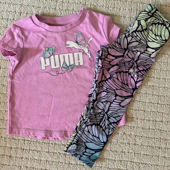 Puma | Matching Sets | Puma Kids Pink Butterfly Set | Poshmark